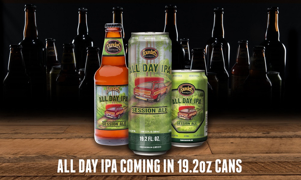 Founders Brewing Co. to Release All Day IPA in 19.2 oz. Cans | Mashing In