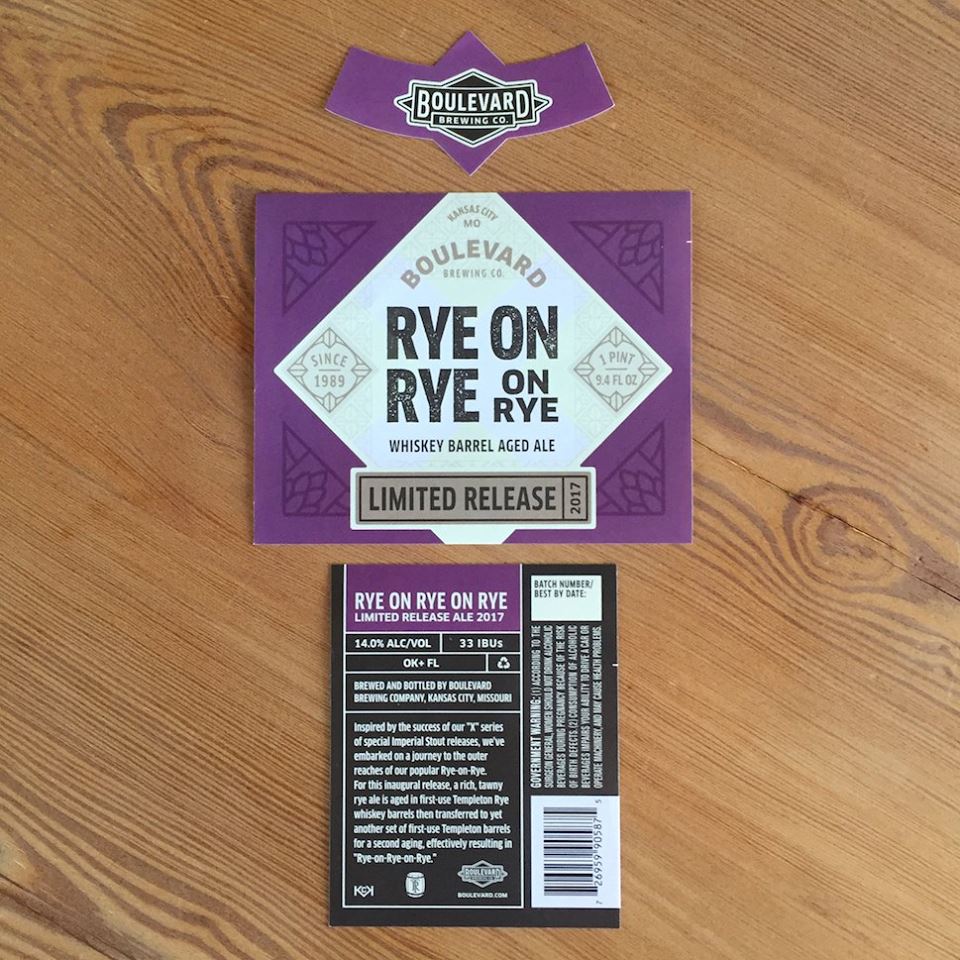 Boulevard Brewing Company Releases Bottles of Rye on Rye on Rye ...