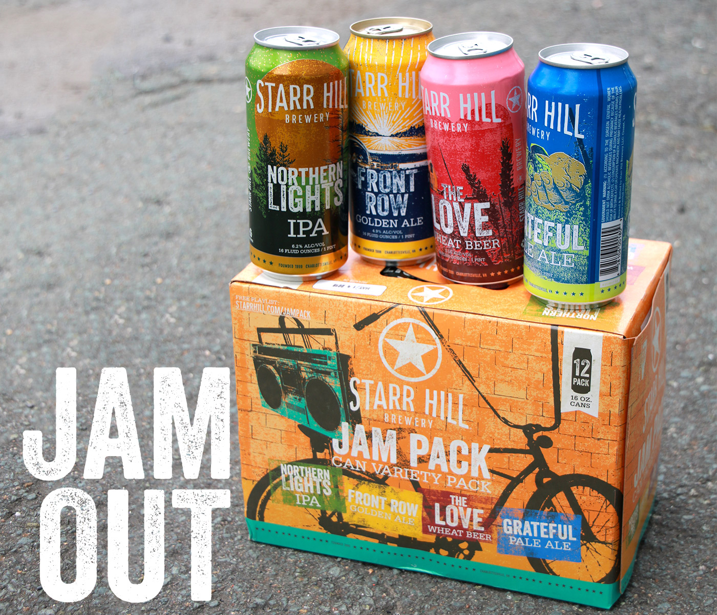 Starr Hill Brewery Introduces Jam Pack Variety Pack of 16 oz. Cans ...