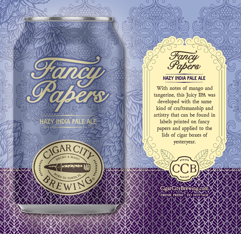 Cigar City Brewing Introduces Fancy Papers Hazy IPA as Newest Seasonal ...
